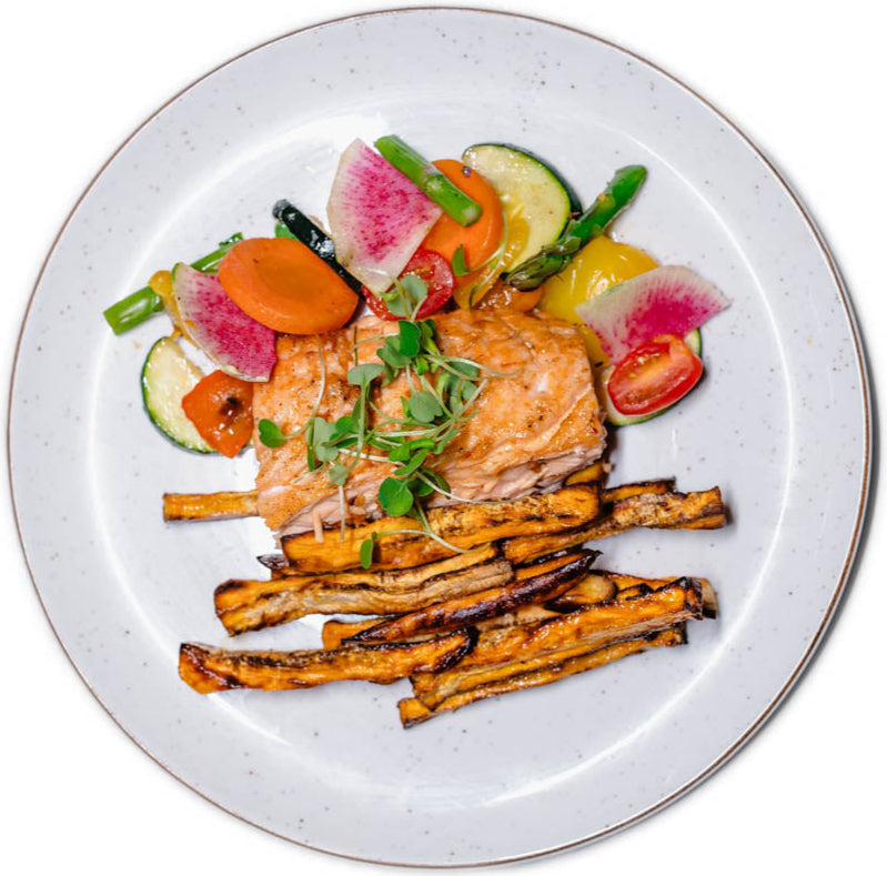 Gourmet - Pan seared Salmon with Ponzu Sauce (Organic Atlantic Salmon ...